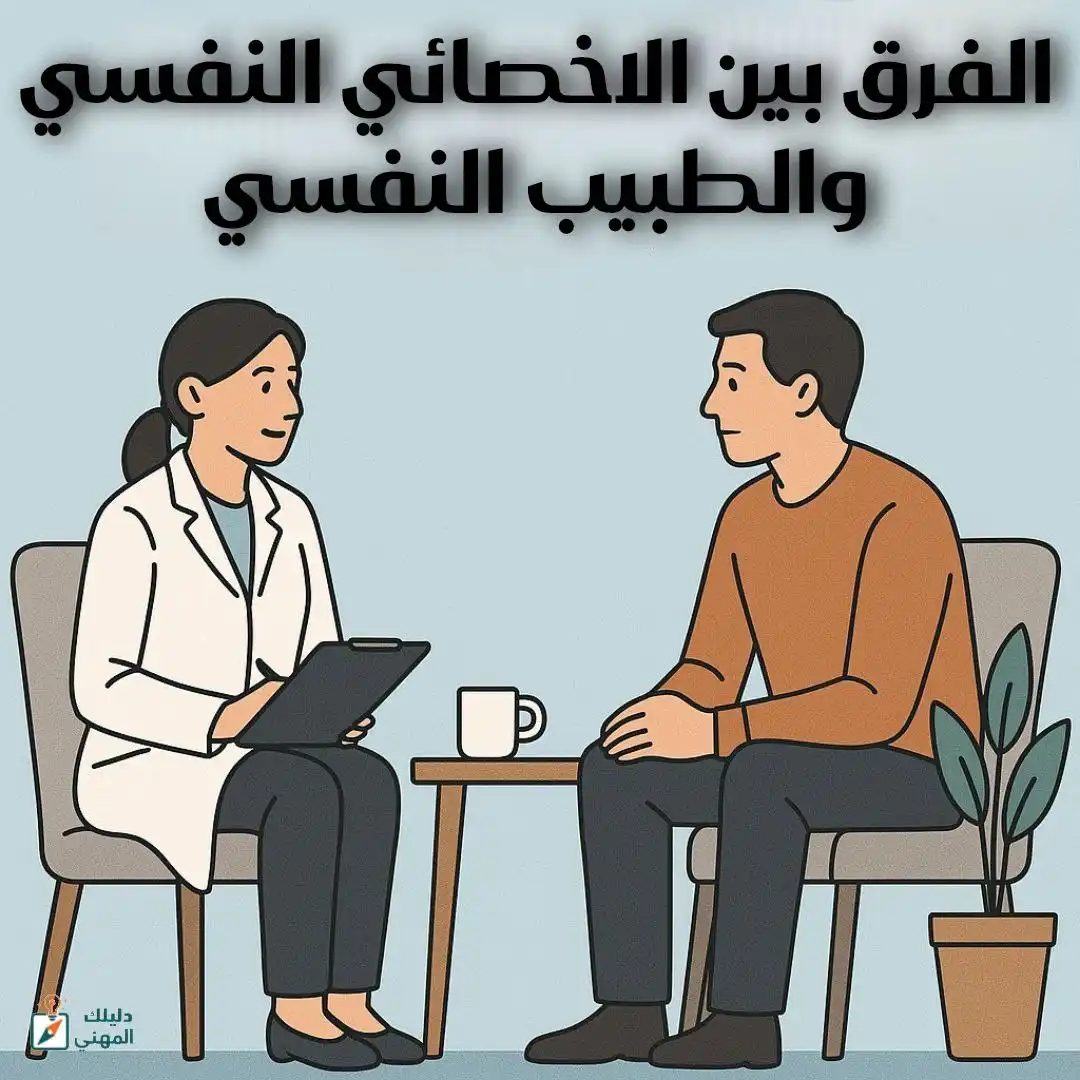 ما هو الفرق بين الاخصائي النفسي والطبيب النفسي؟ دليلك الشامل